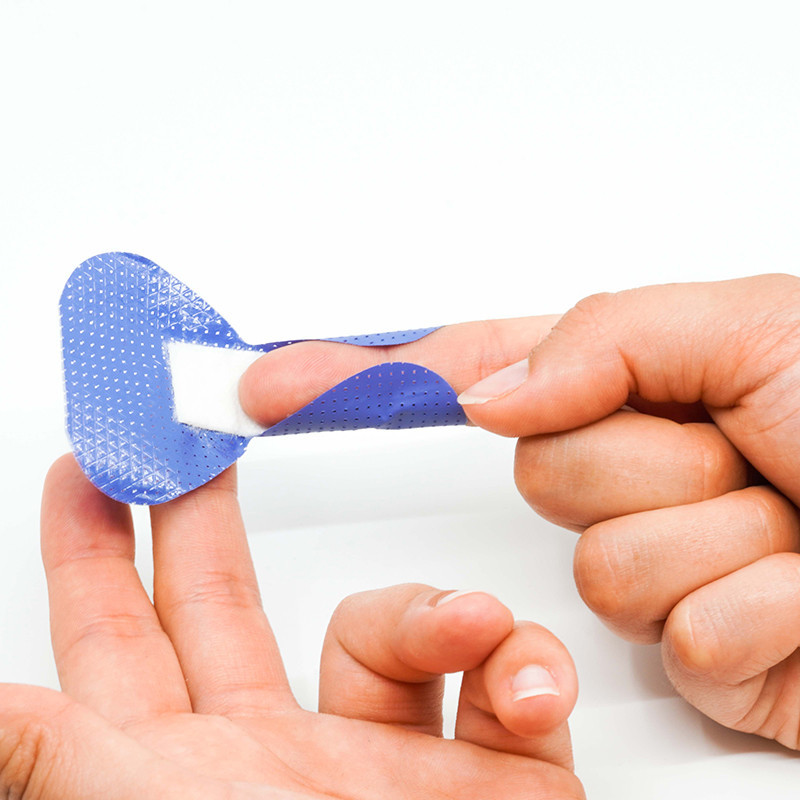 Pansement bout de doigt bleu plastifié Fingerblue, 7,5 x 4,6 cm | Sapy ...